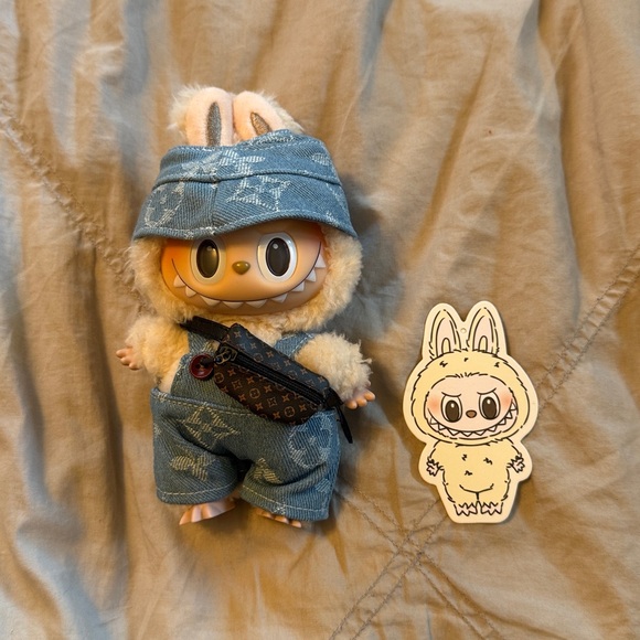 Labubu | Toys | Authentic Labubu With Louis Vuitton Themed Outfit ...